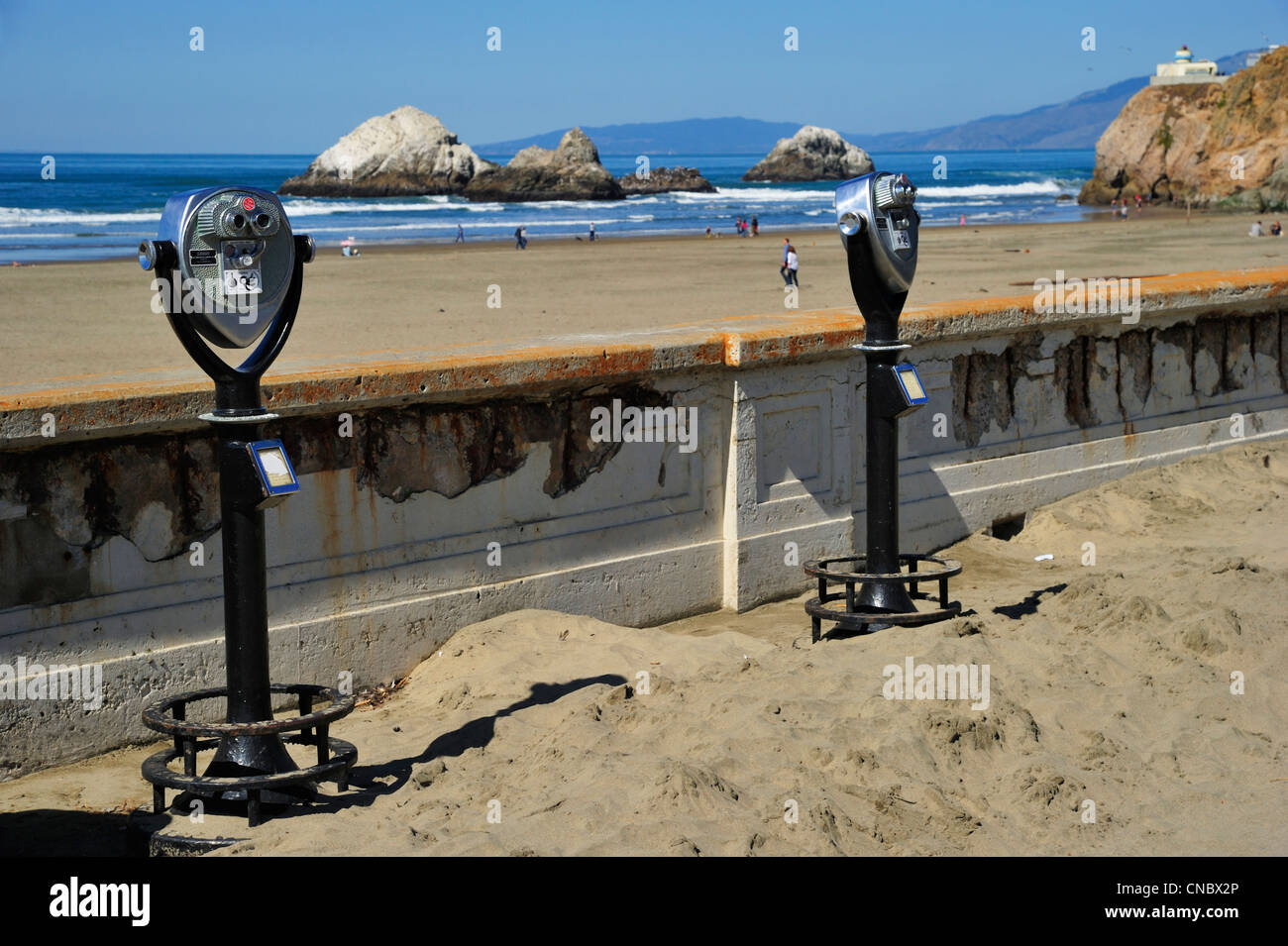 Ocean Beach and Seal Rocks, San Francisco CA Stock Photo - Alamy