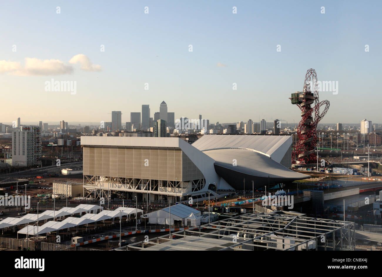 Olympic stadium 2012 aerial hi-res stock photography and images - Alamy