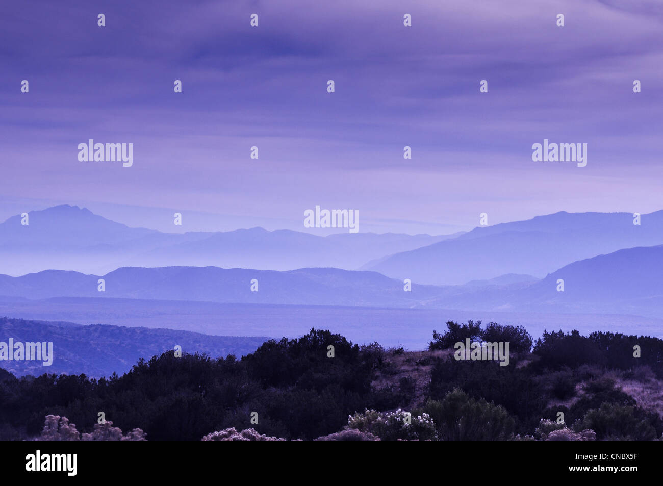 Arizona fire smoke in mountains outside of Phoenix Stock Photo - Alamy