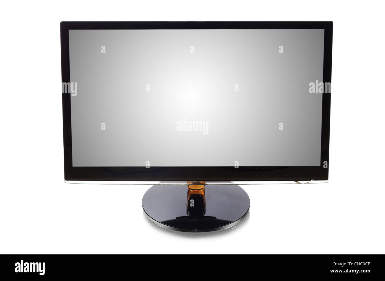 Computer monitor isolated on white Stock Photo - Alamy
