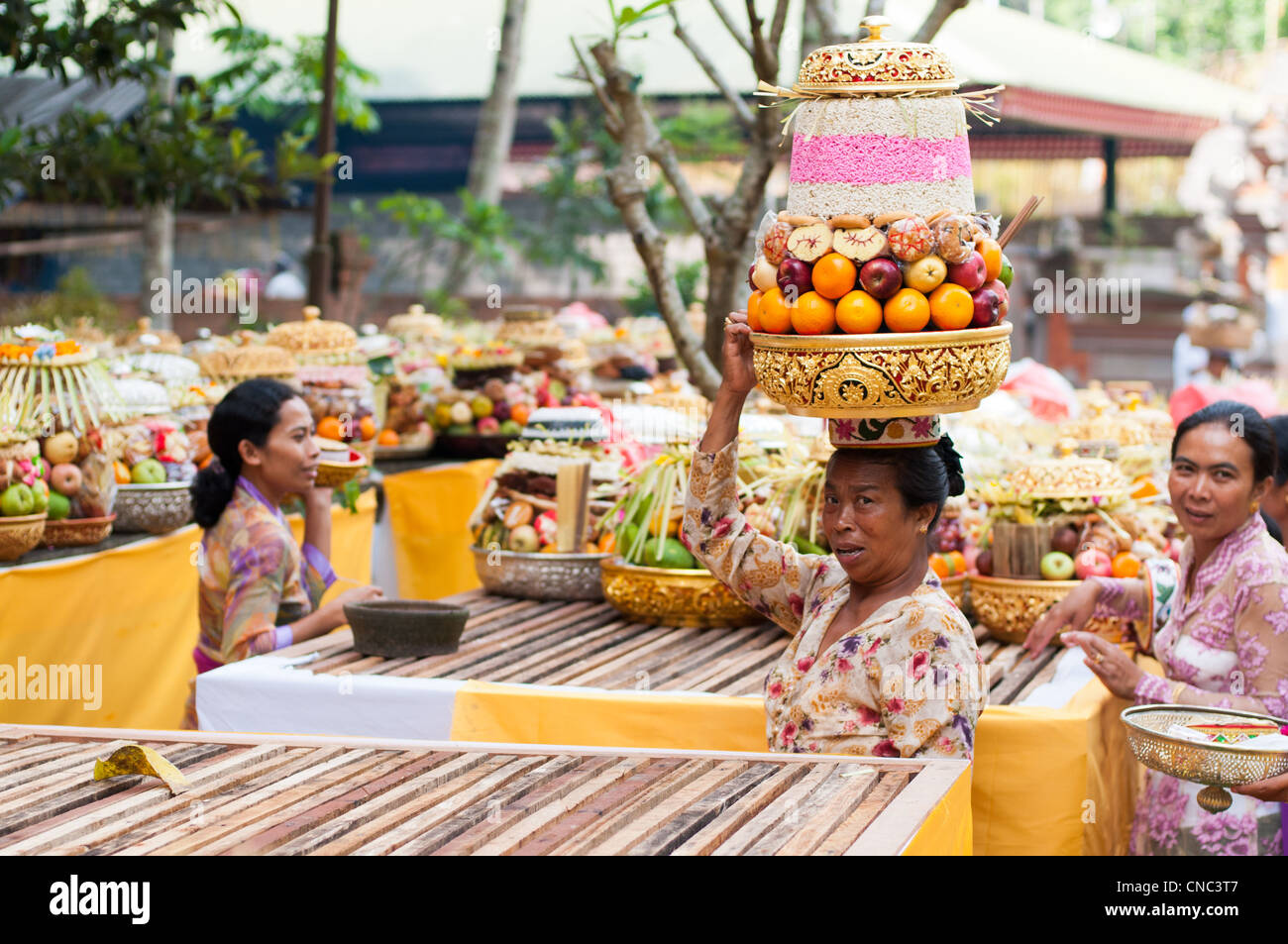 Village people at besakih temple hi-res stock photography and images ...