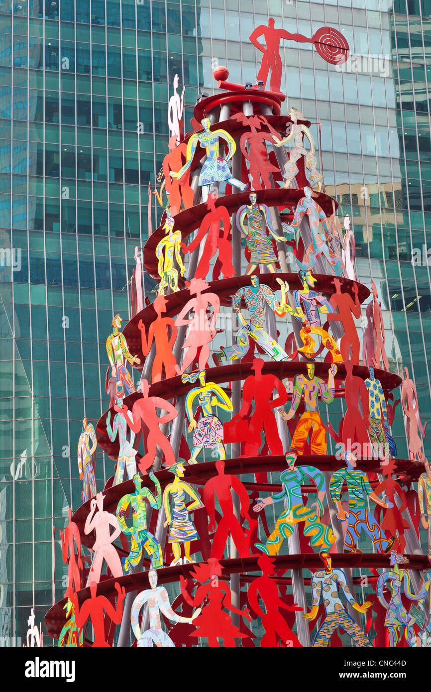 Singapore, Finlayson Green, sculpture by Israeli artist David Gerstein ...