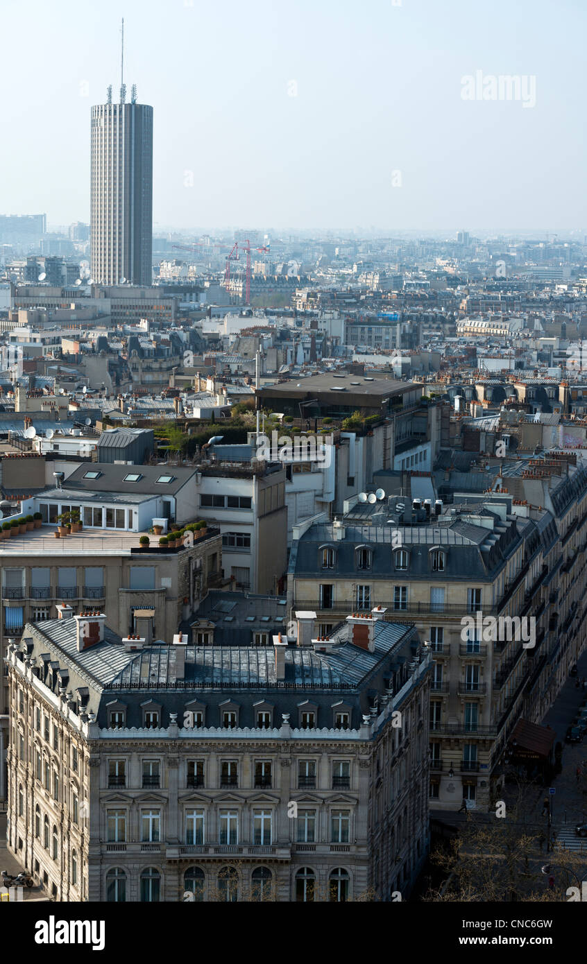 paris view skyscraper tower Stock Photo - Alamy