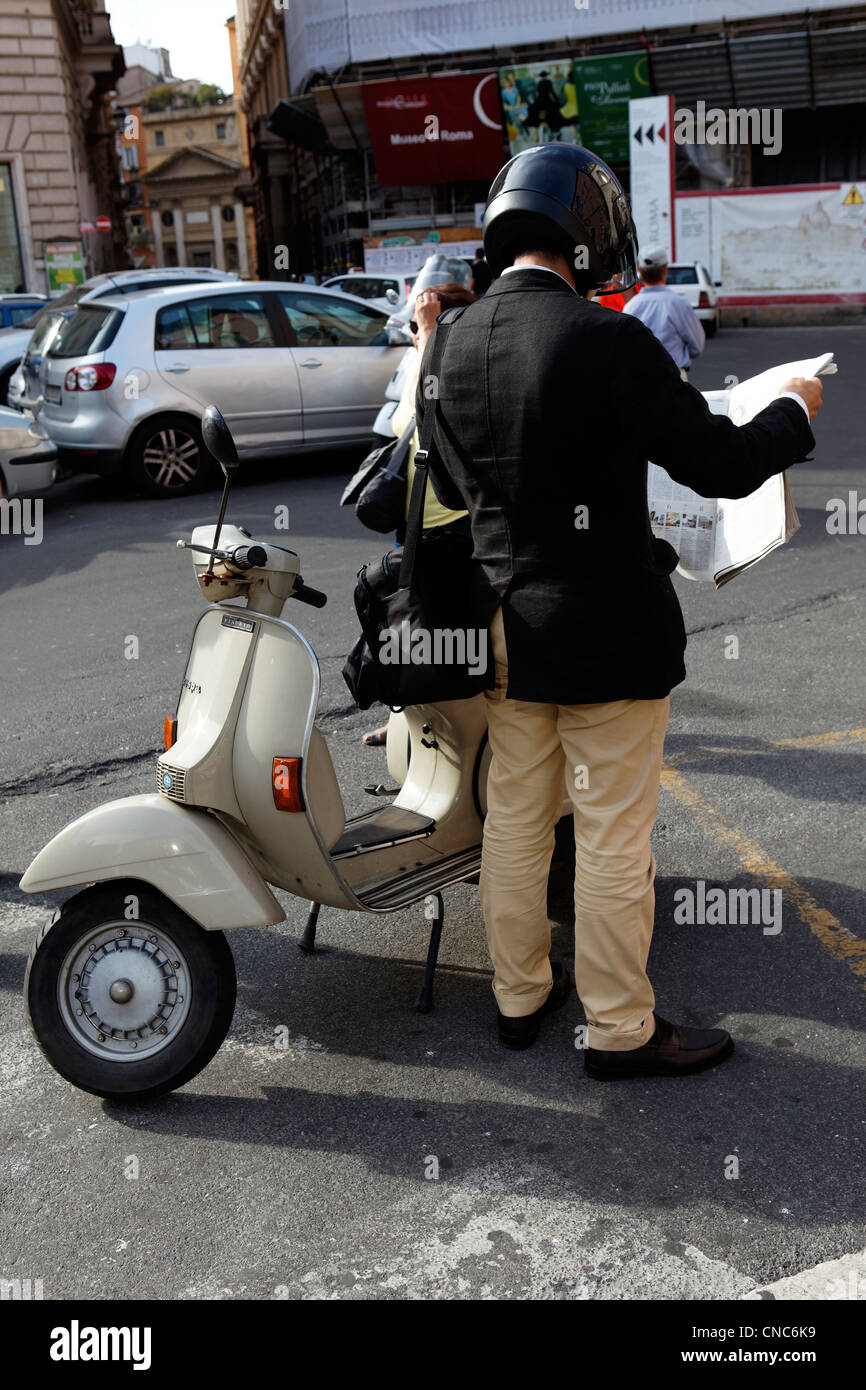 Newspaper helmet hi-res stock photography and images - Alamy
