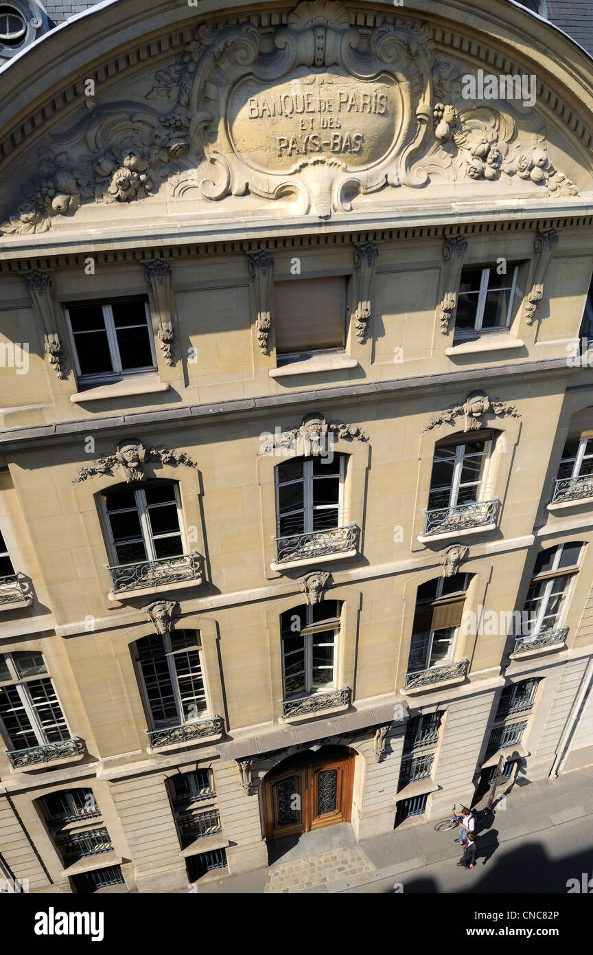 France, Paris, rue d'Antin and Avenue de l'opera crossing, former ...