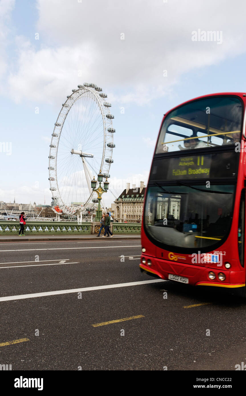 Red london double decker bus hi-res stock photography and images - Alamy