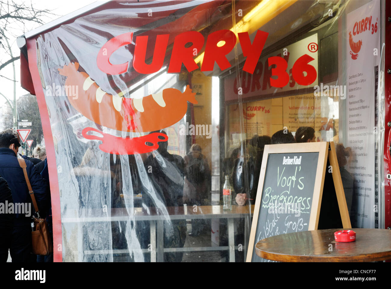 Curry 36 currywurst restaurant in Berlin Stock Photo - Alamy