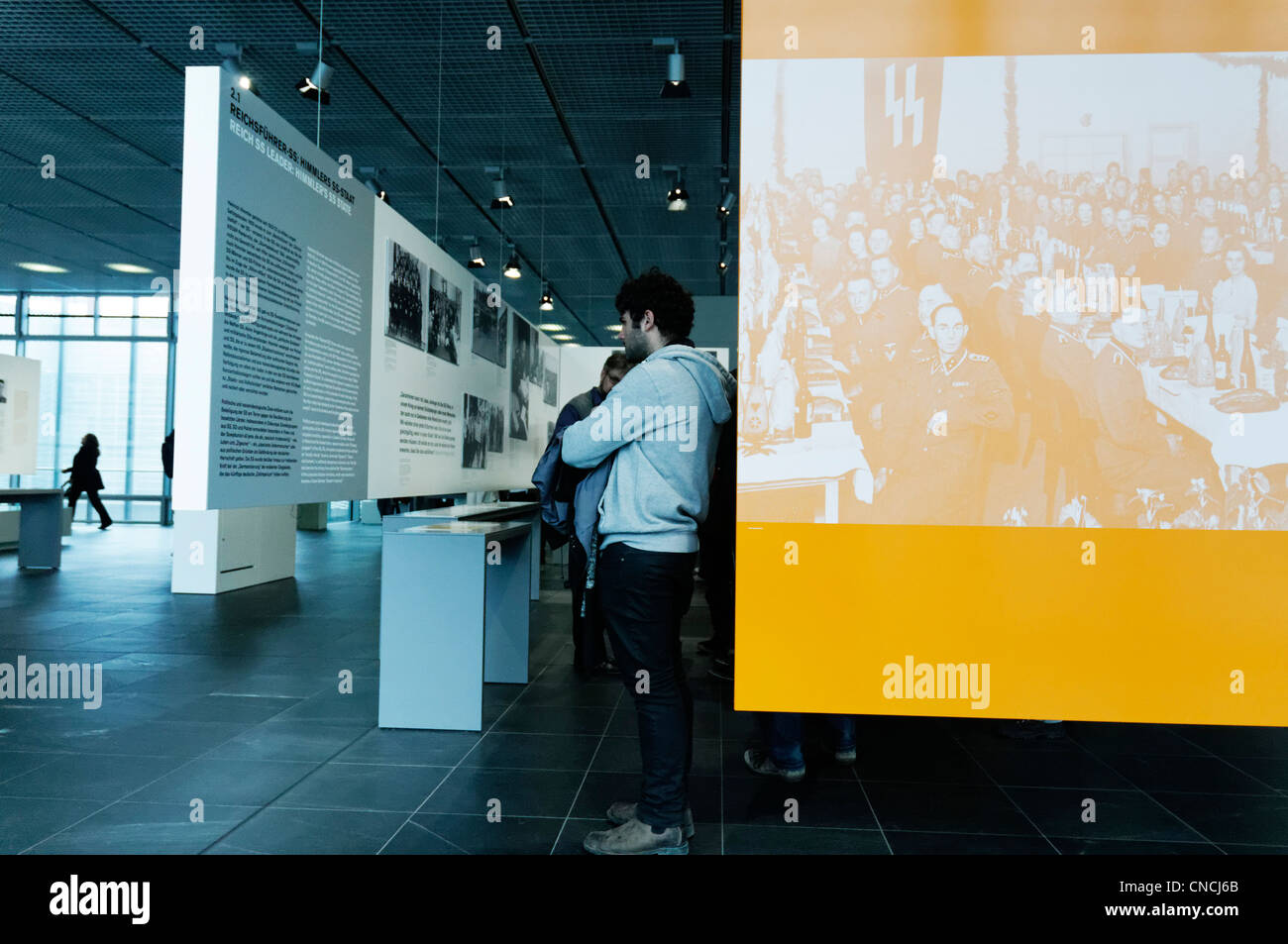 Inside the Topography of Terror museum in Berlin Stock Photo - Alamy