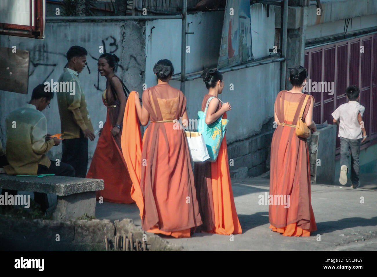 Philippine street scene Stock Photo - Alamy
