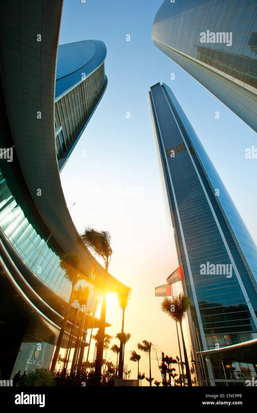 Modern skyscrapers etihad towers hi-res stock photography and images ...