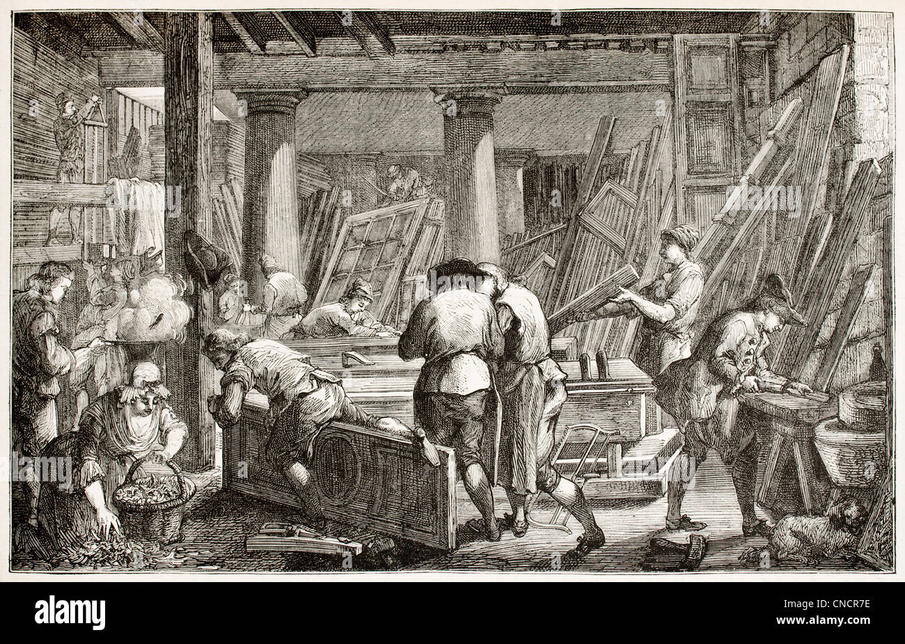 History carpenter carpentry hi-res stock photography and images - Alamy