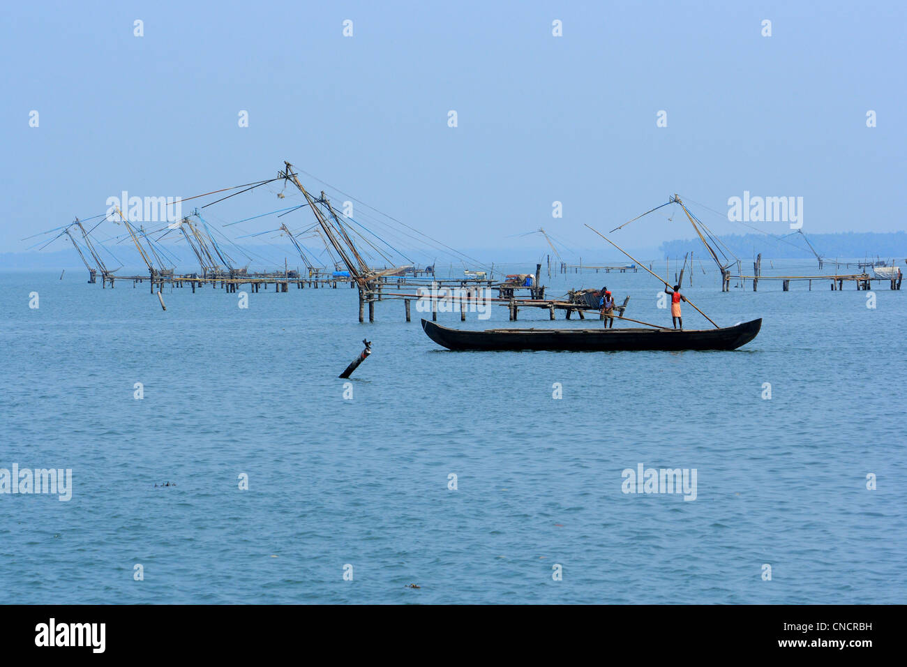 Chinese fishing nets Stock Photo - Alamy
