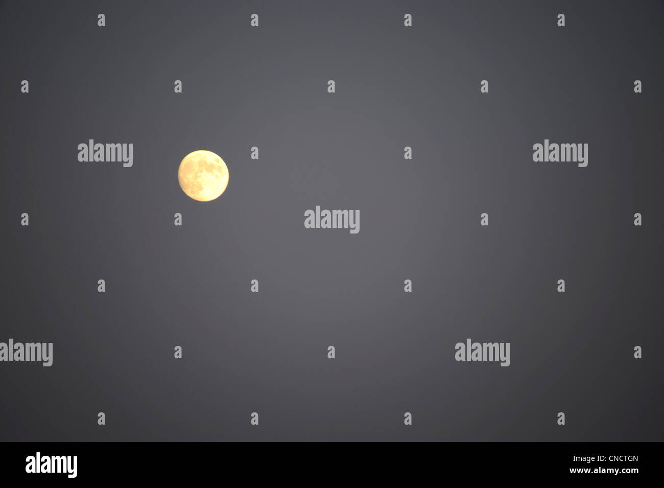 Full moon in the sky,Bretagne,Brittany,France Stock Photo - Alamy