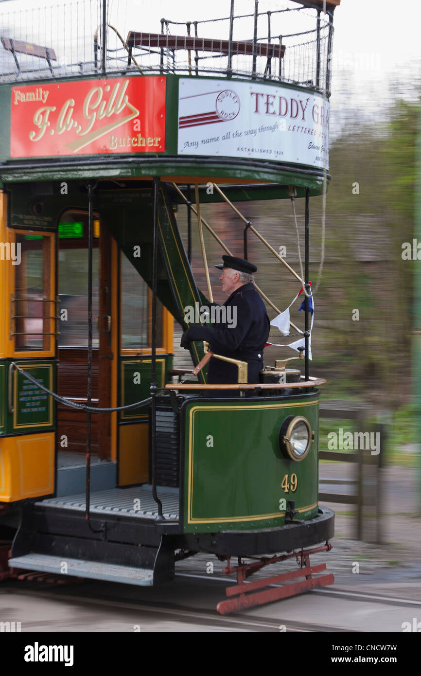 Tram, taken at The Black Country Museum, Dudley, West Midlands, UK ...