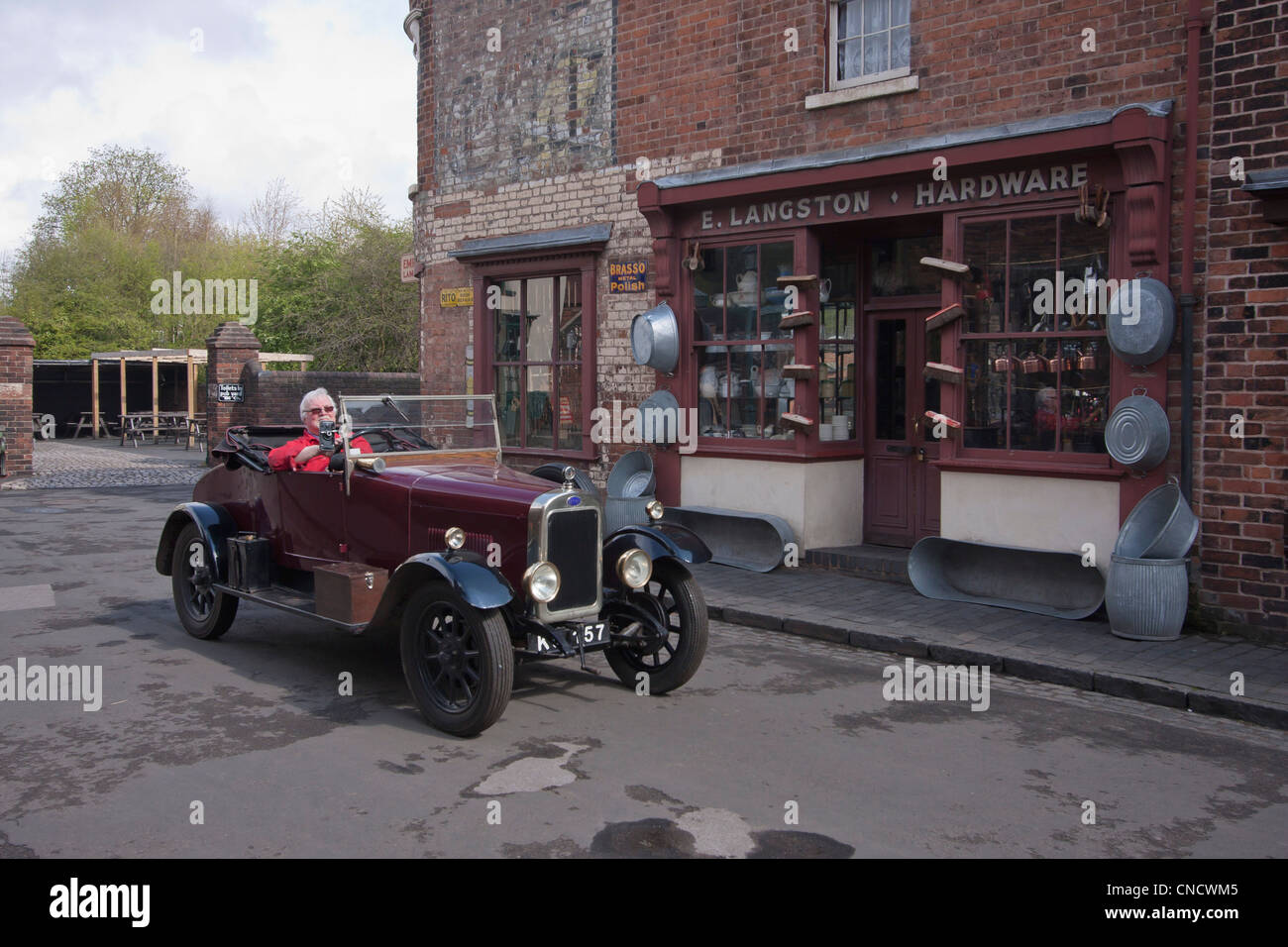 Street scene, taken at The Black Country Museum, Dudley, West Midlands ...