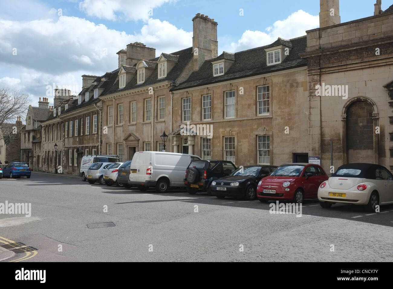 St Georges Square In Stamford,Lincolnshire Stock Photo - Alamy
