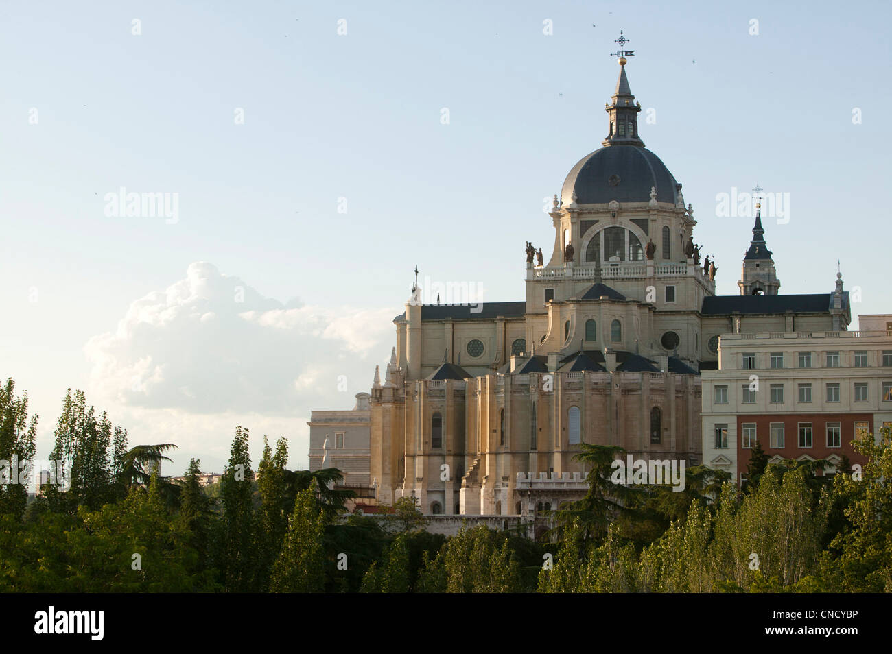 Cathedral Almudena church Madrid Spain monument religion catholic ...