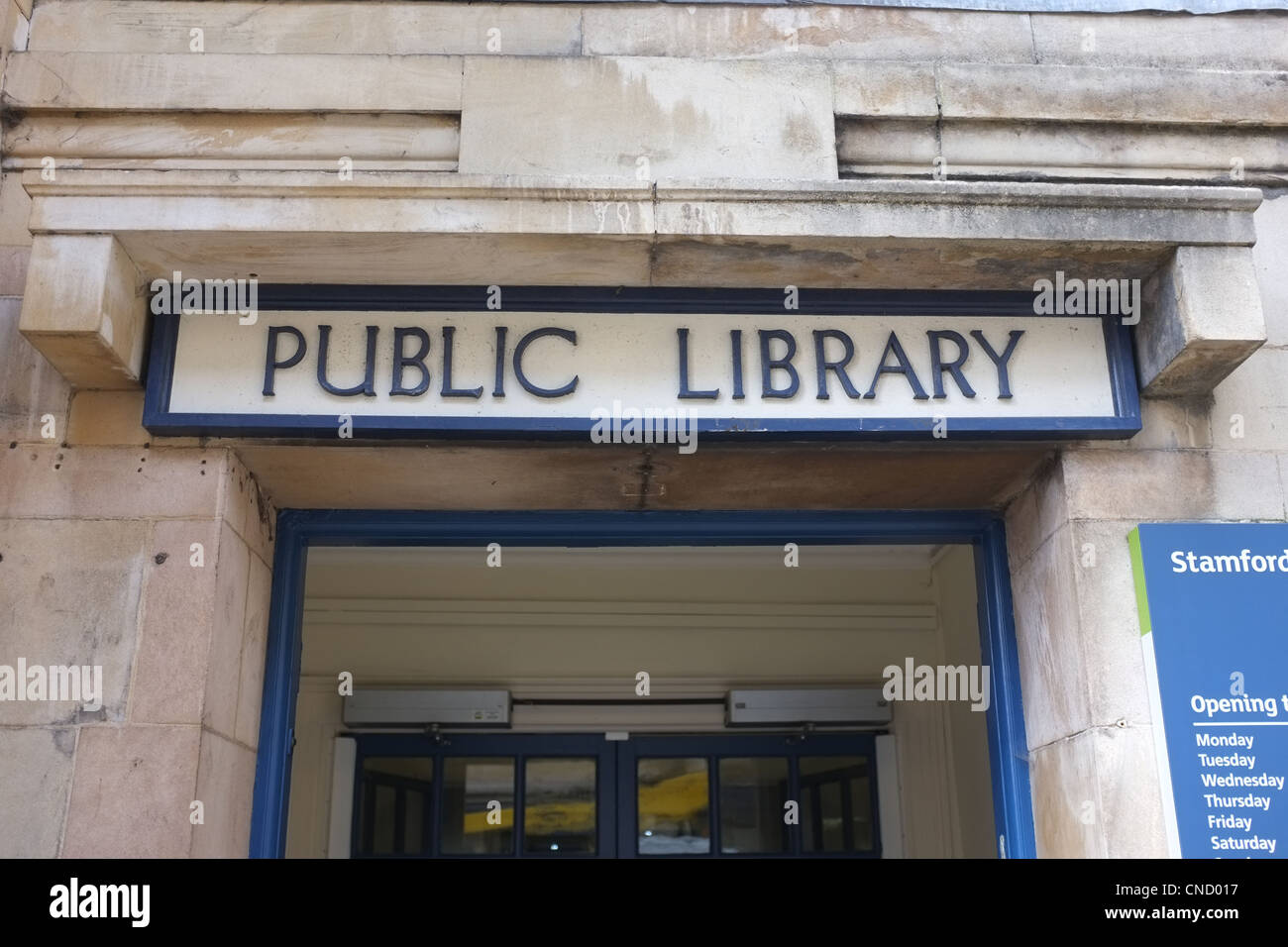 Public library sign hi-res stock photography and images - Alamy