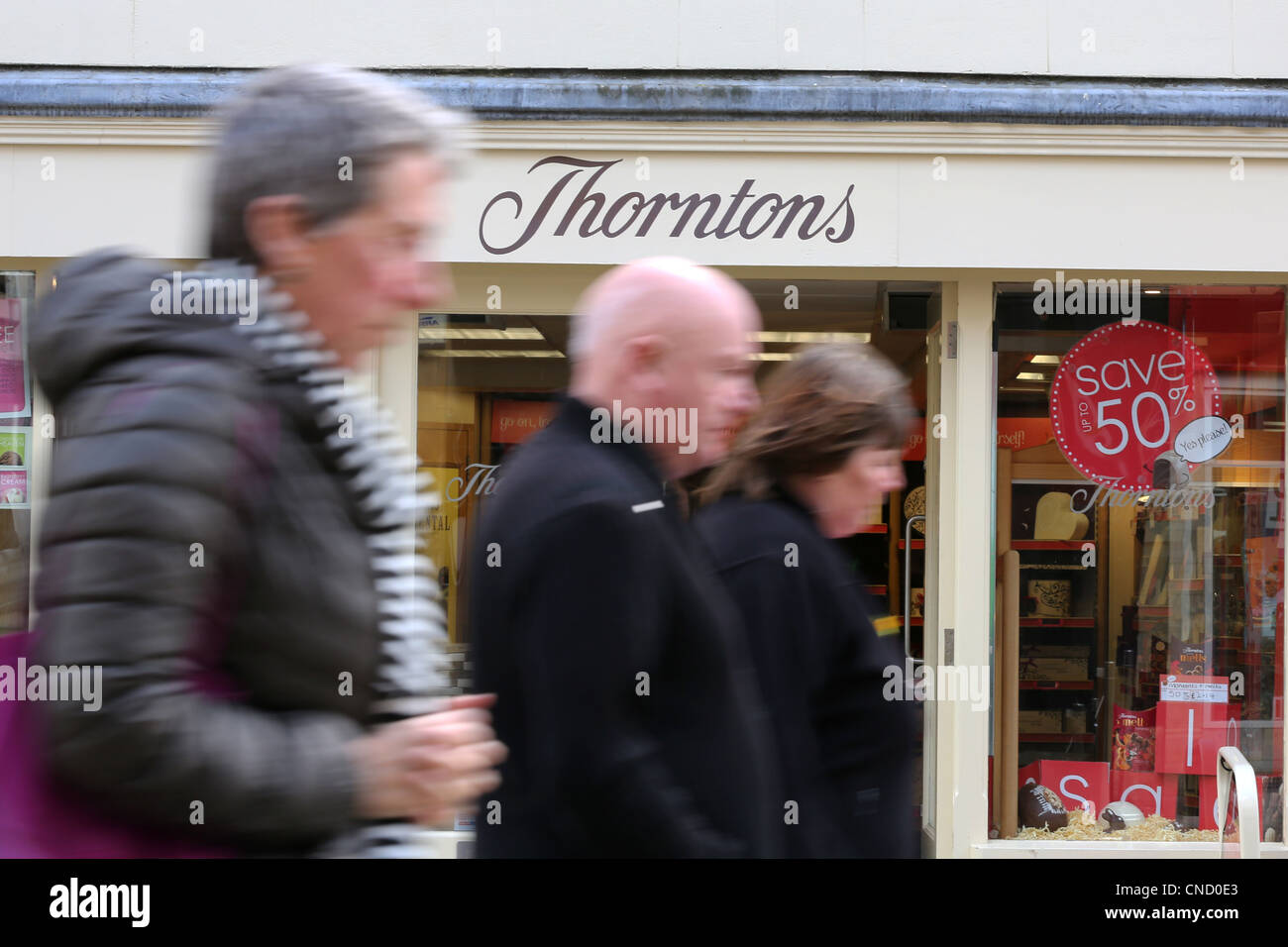 Thorntons logo hi-res stock photography and images - Alamy