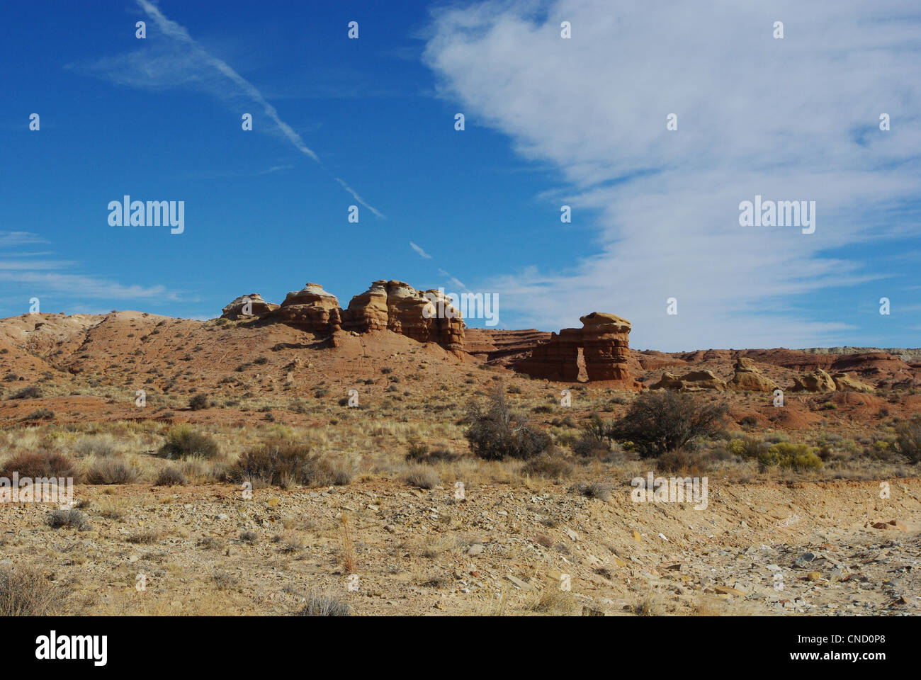 Rock formations near Notom, Utah Stock Photo - Alamy