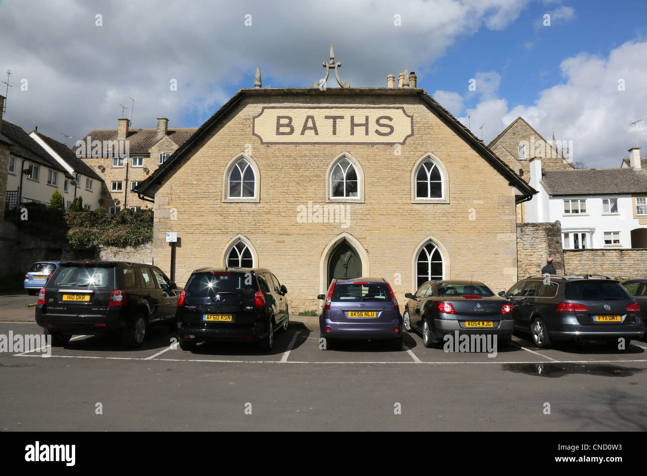 The Old Baths on Bath Row In Stamford,Lincolnshire Stock Photo - Alamy