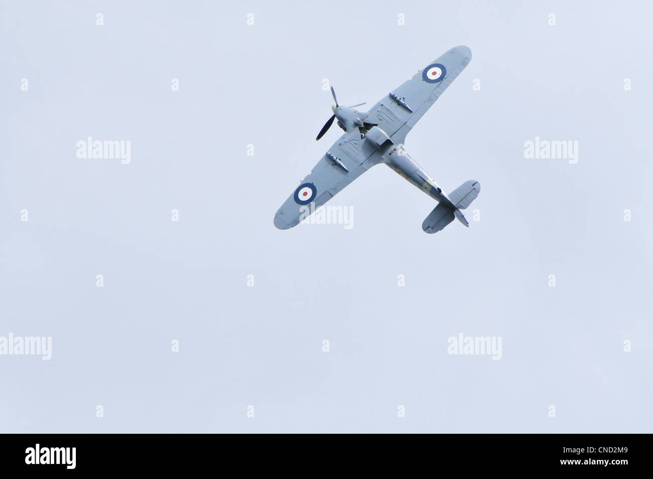 Hawker Hurricane flying at Shoreham Stock Photo - Alamy