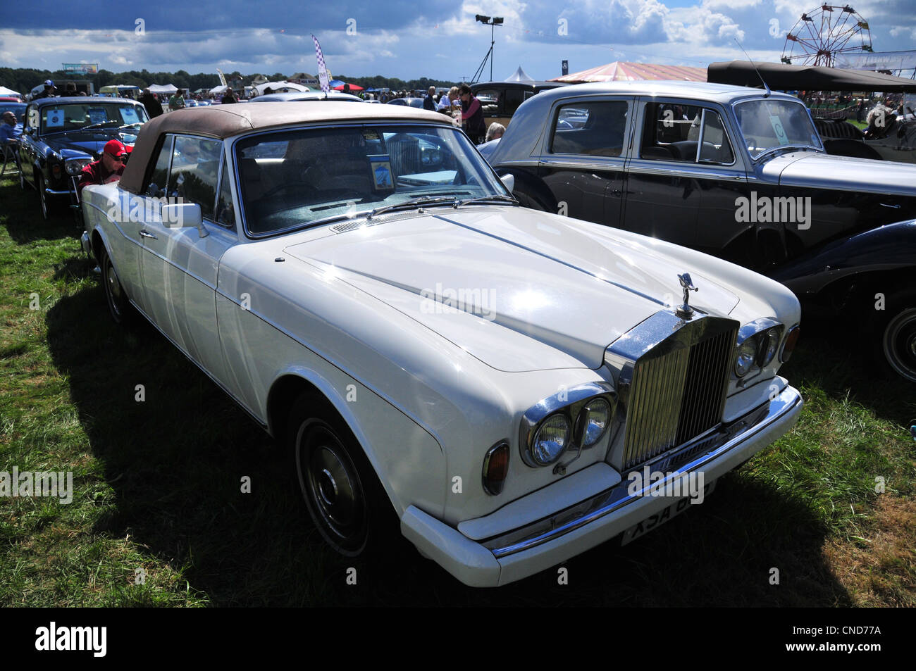 Rolls Royce Silver Shadow convertible Stock Photo - Alamy