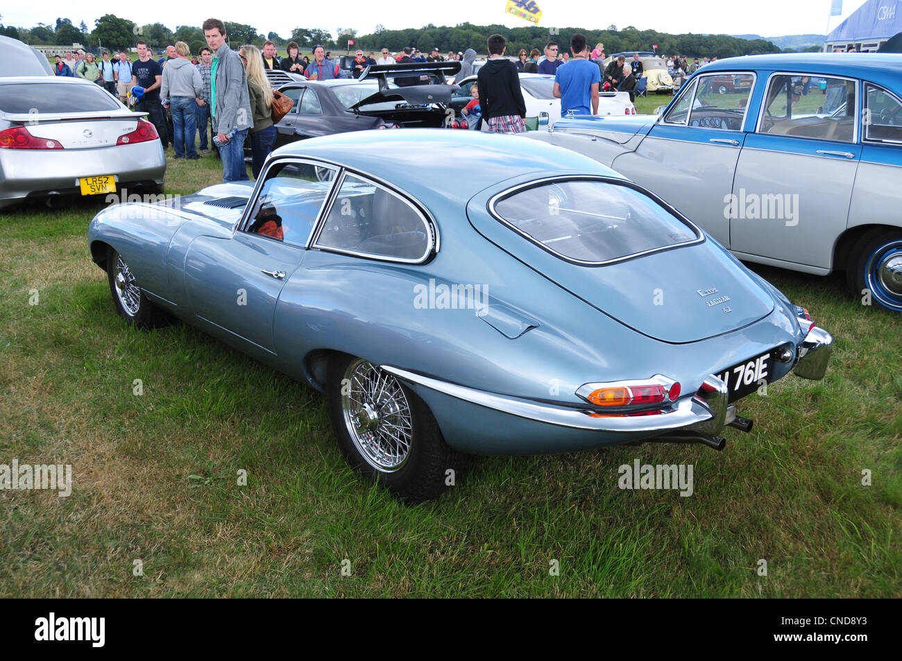 Jaguar E Type Stock Photo - Alamy