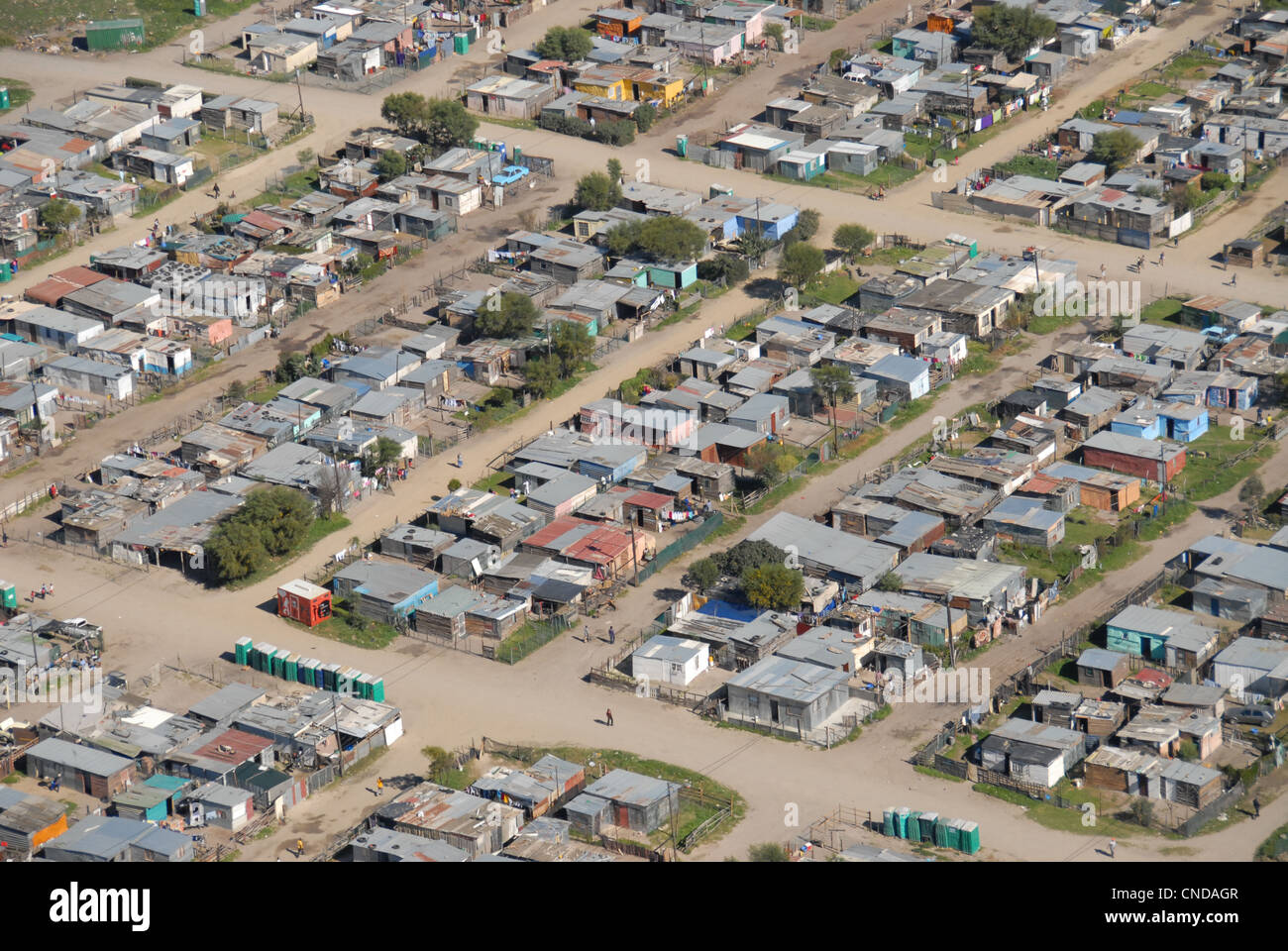 Aerial informal housing south africa High Resolution Stock Photography ...