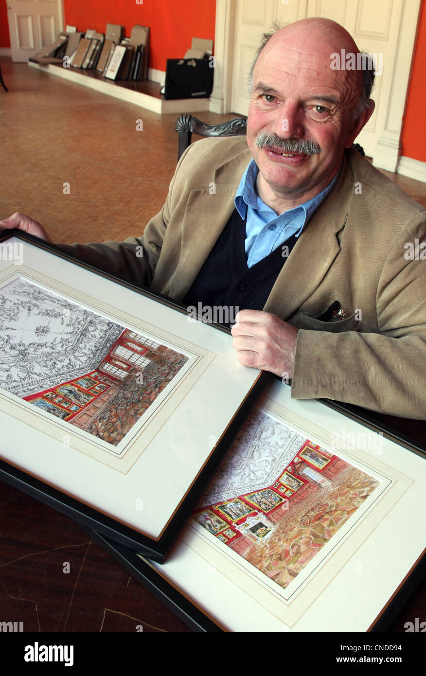 Irish architect and artist Jeremy Williams photographed in Dublin with ...
