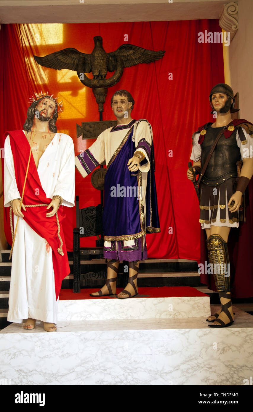 Jesus Christ with Pontius Pilot Stock Photo - Alamy