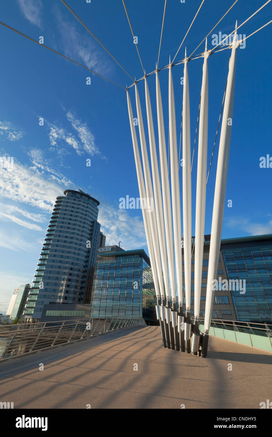 Mediacity bridge hi-res stock photography and images - Alamy