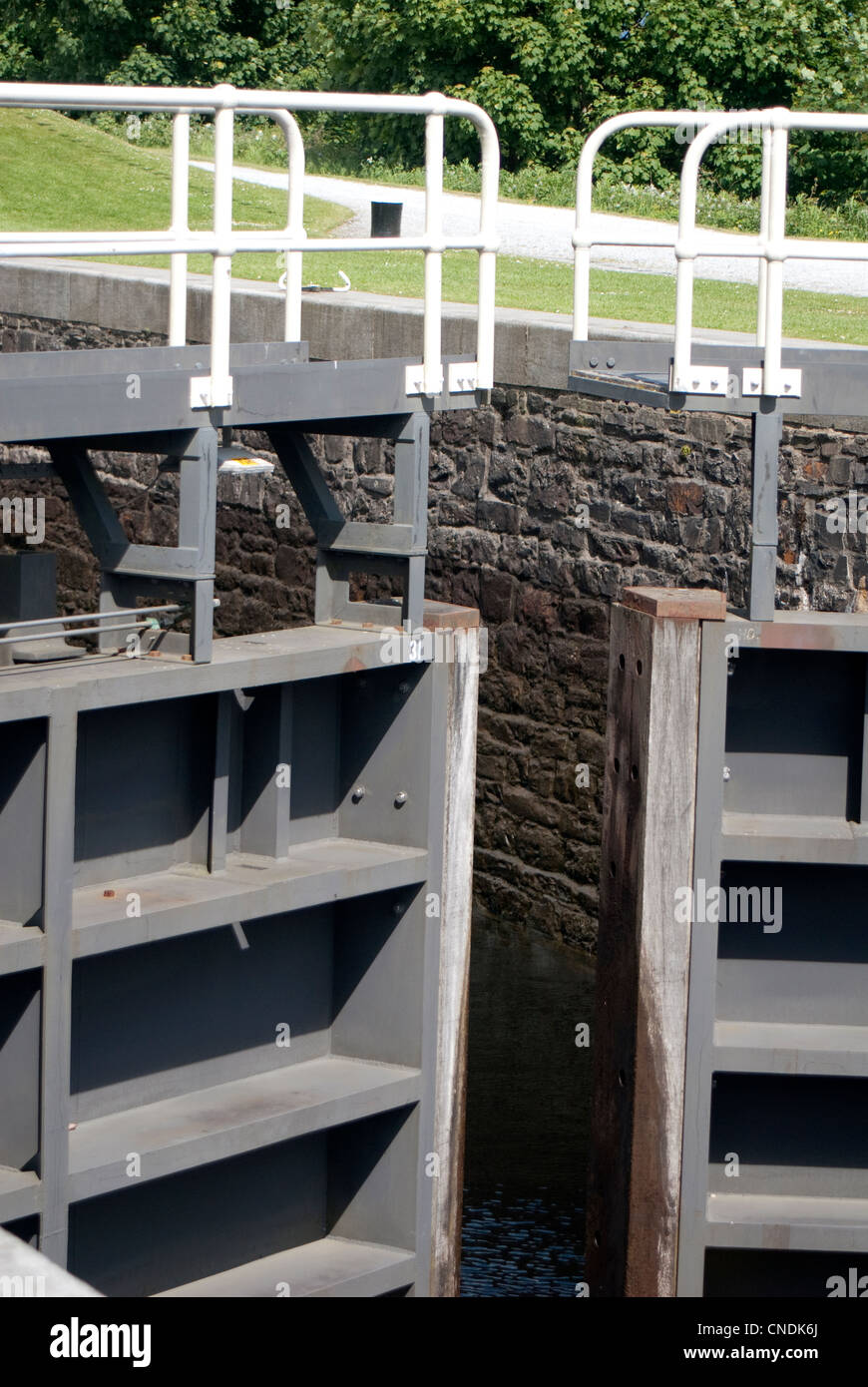 Lock Gates Caledonian Canal Scotland Stock Photo - Alamy