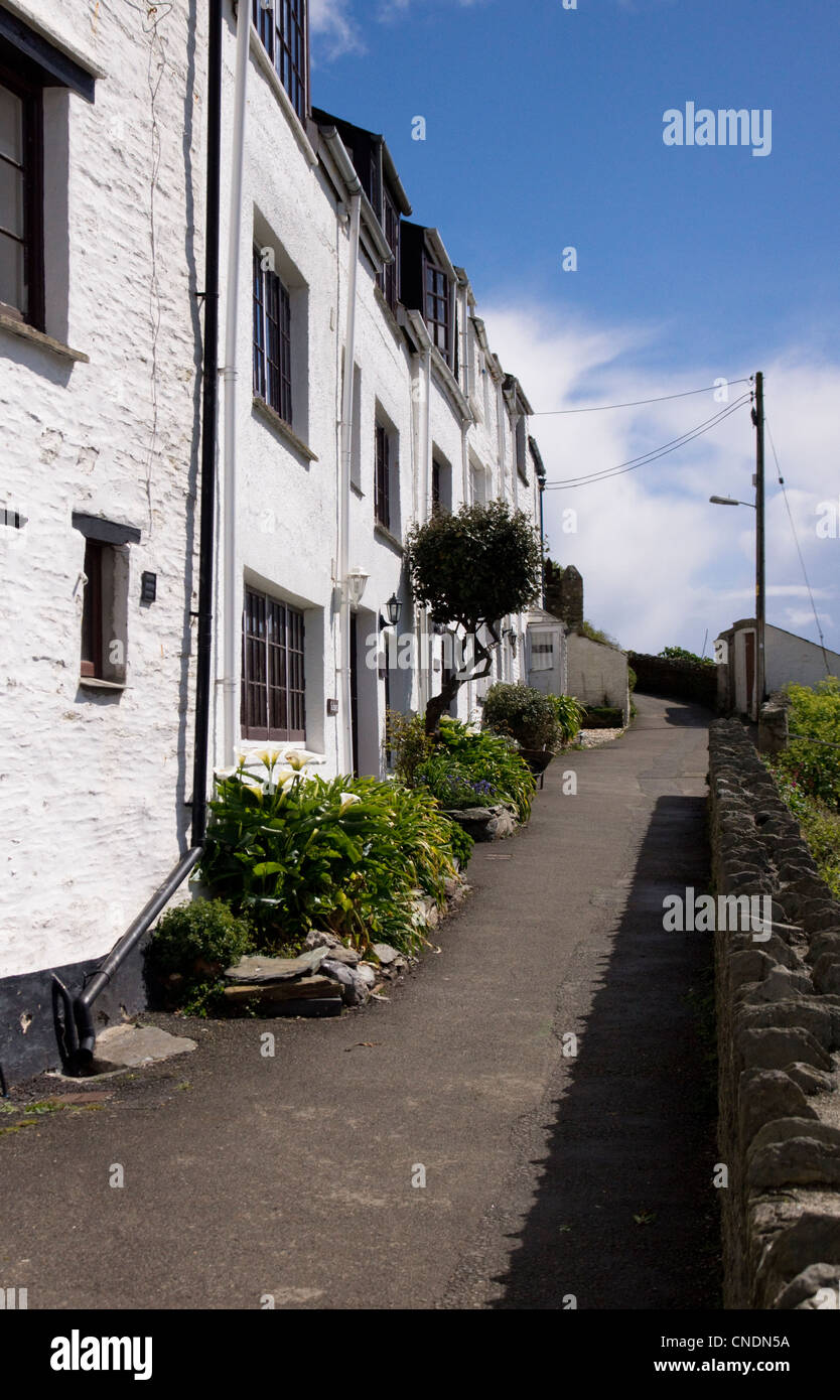 Polperro village and harbour in South East Cornwall England UK Stock ...