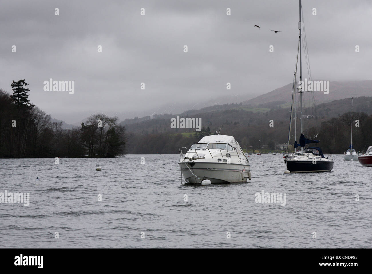Lake Windermere in the winter Stock Photo - Alamy