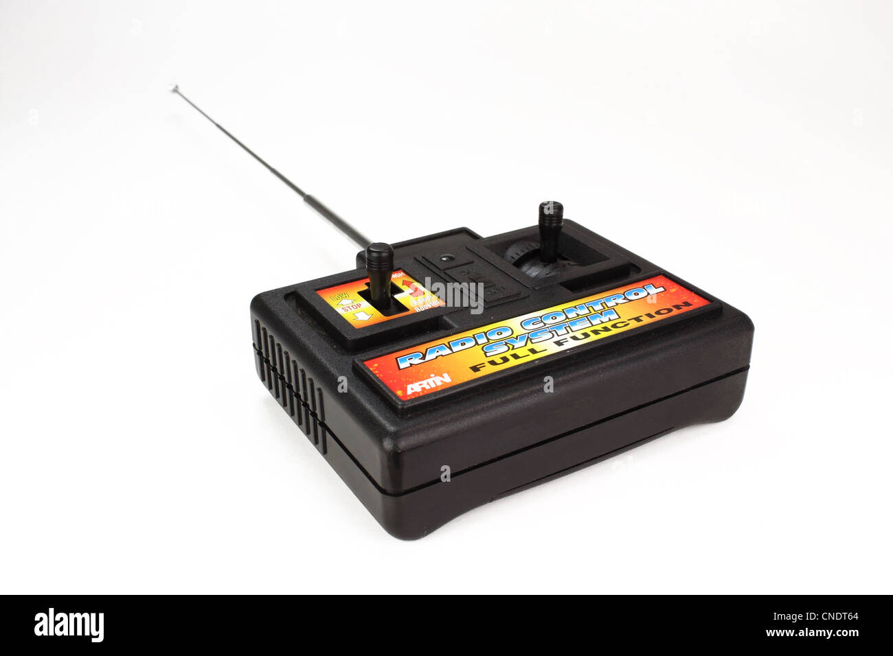radio controller unit on white background Stock Photo - Alamy