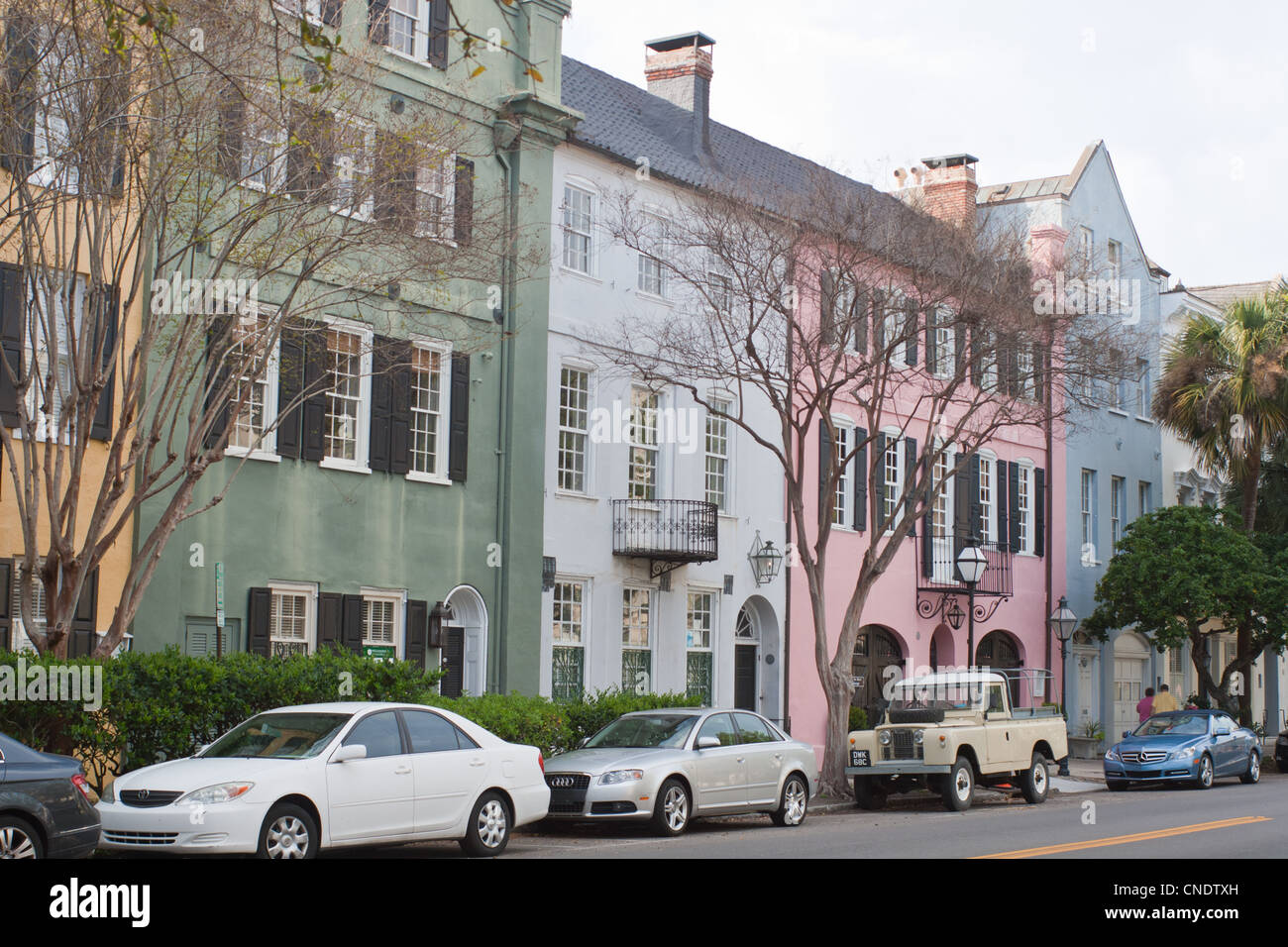 Rainbow row charleston south carolina hi-res stock photography and ...