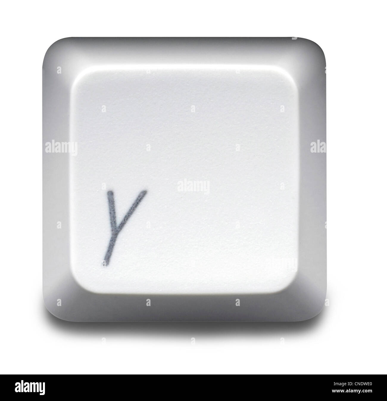 Y Computer Key Stock Photo - Alamy