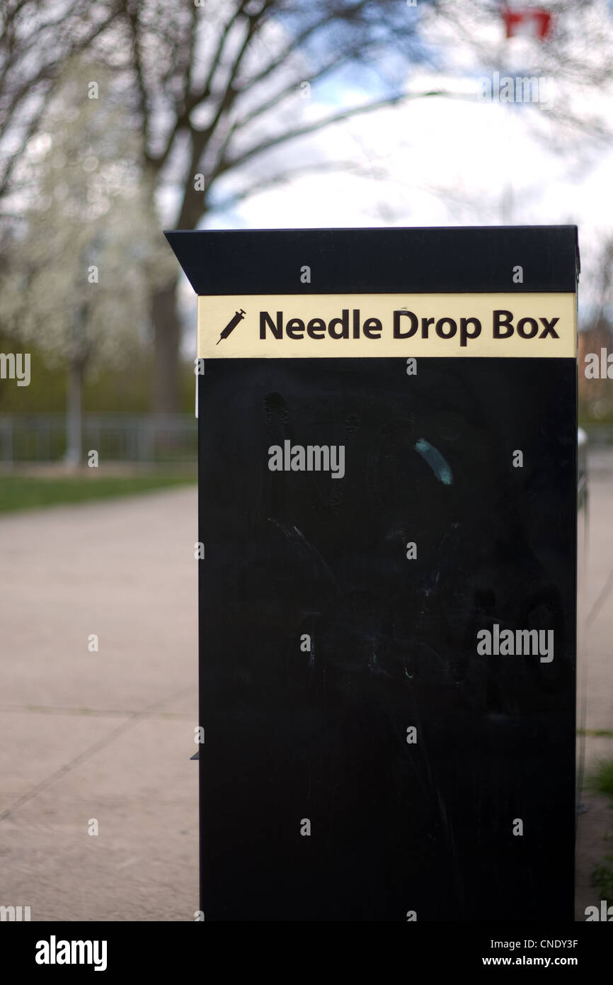 Needle drop box hi-res stock photography and images - Alamy