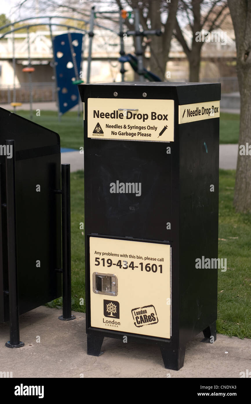 Needle drop box hi-res stock photography and images - Alamy