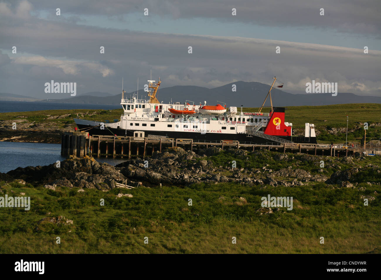Caledonian Macbrayne ferries operating in the Scottish Hebridean island ...