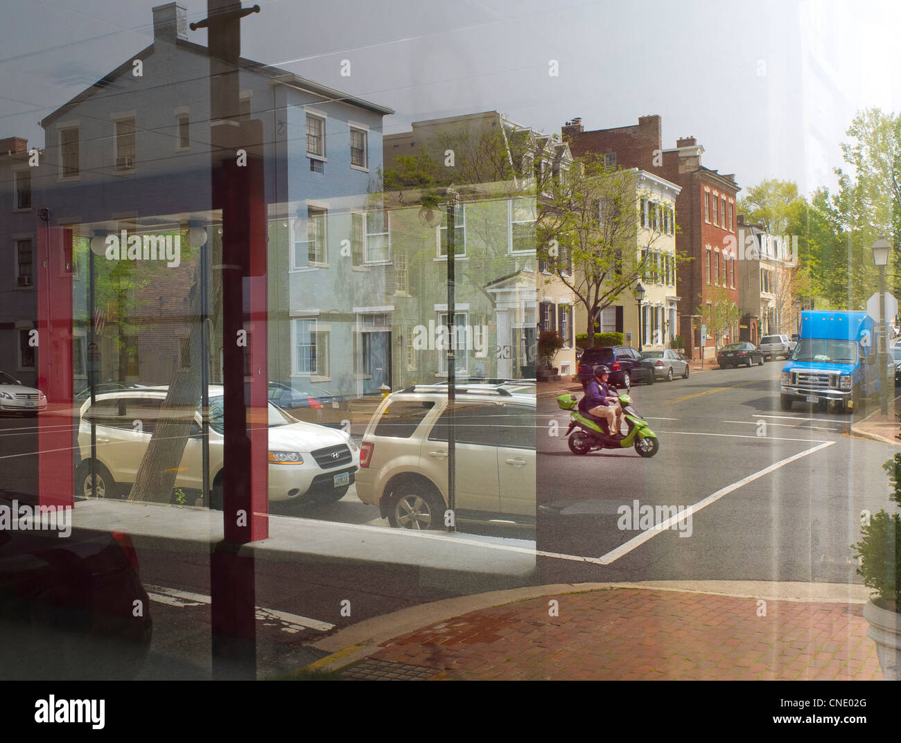 Old town alexandria row houses hi-res stock photography and images - Alamy