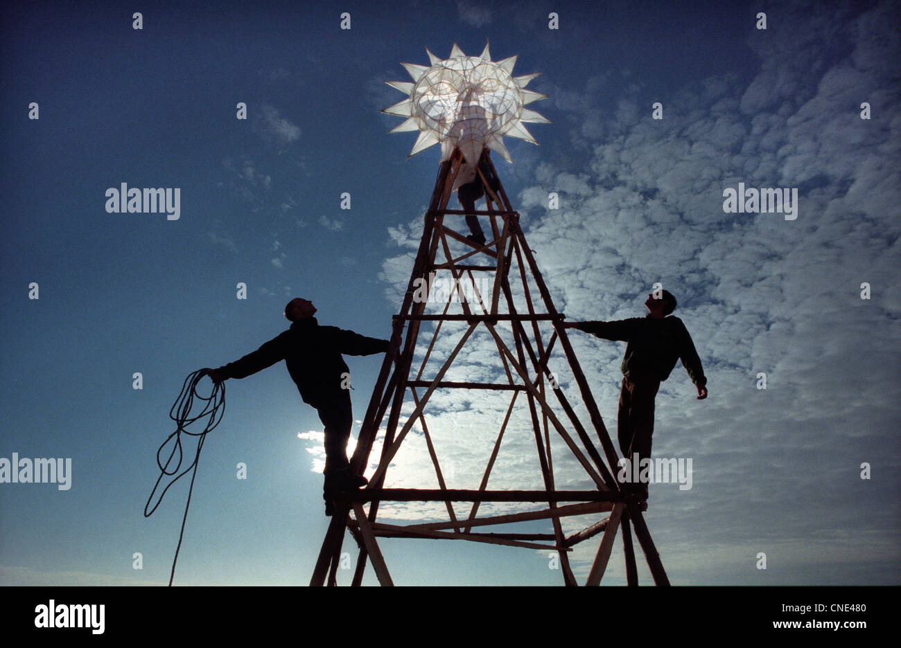 Celebrating the Winter Solstice in a ceremony called "Burning of the ...