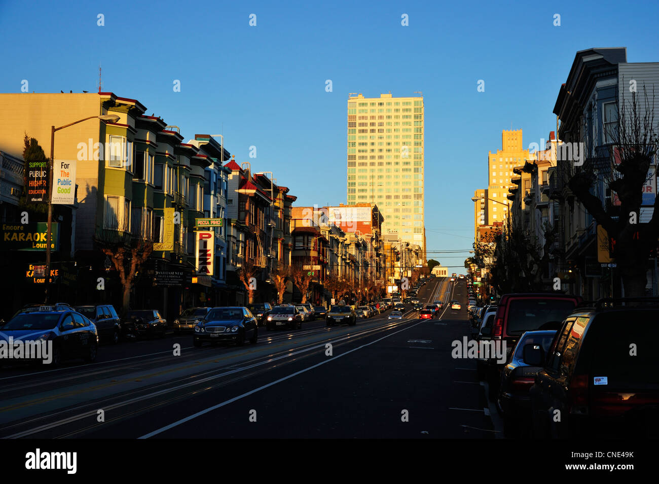Victorian skyline silhouette hi-res stock photography and images - Alamy
