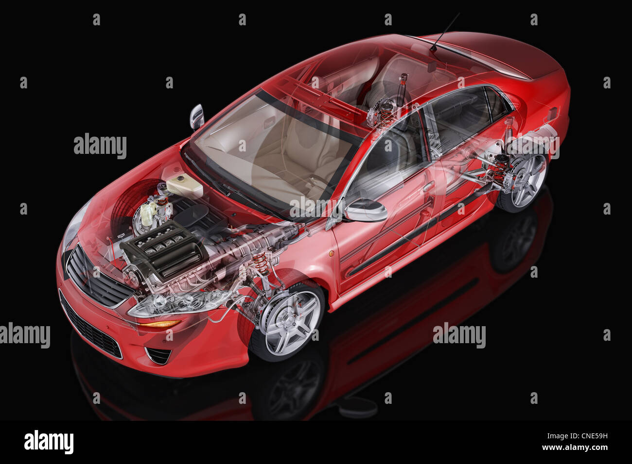 Engine cutaway hi-res stock photography and images - Alamy