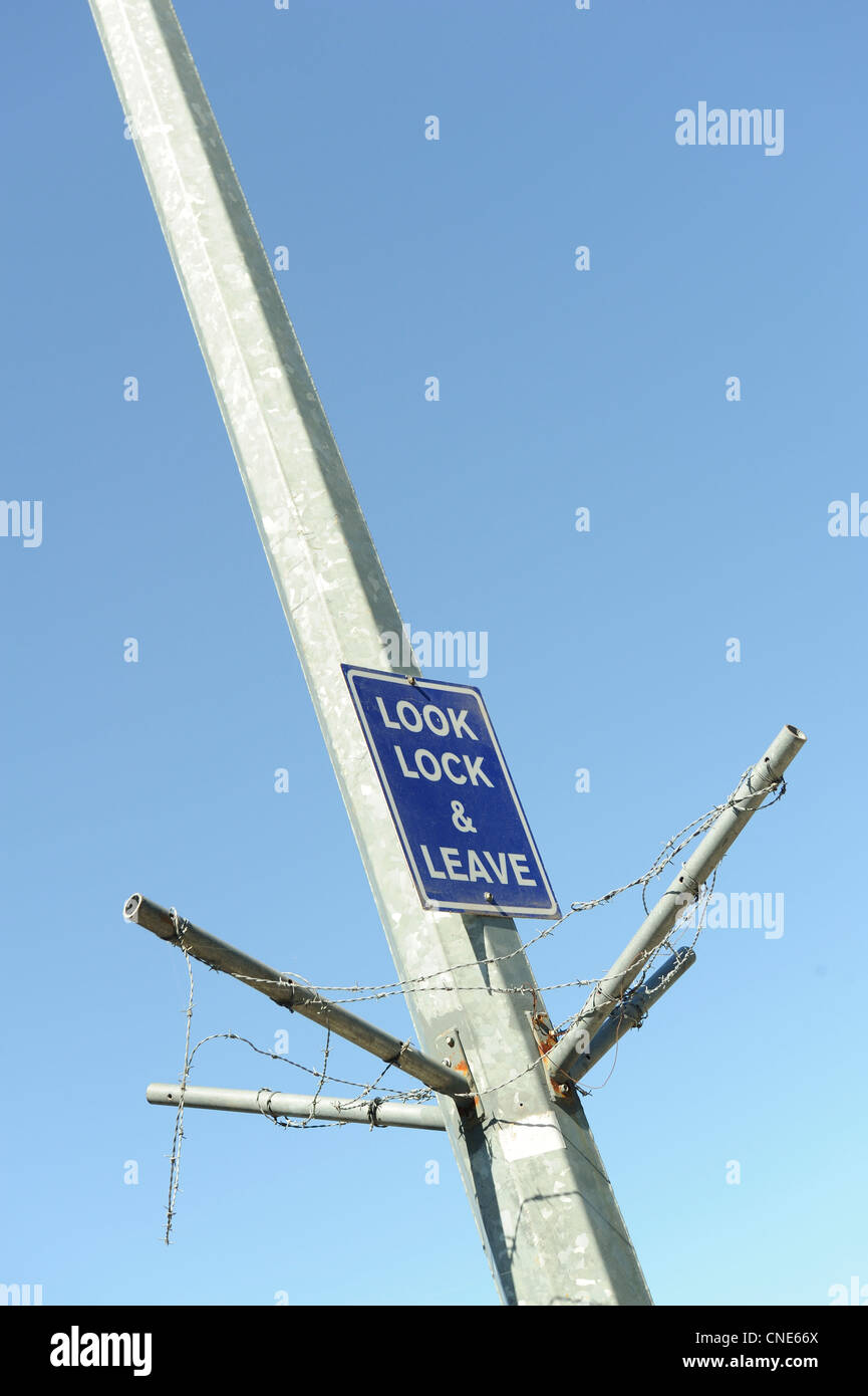 Look lock and leave hi-res stock photography and images - Alamy