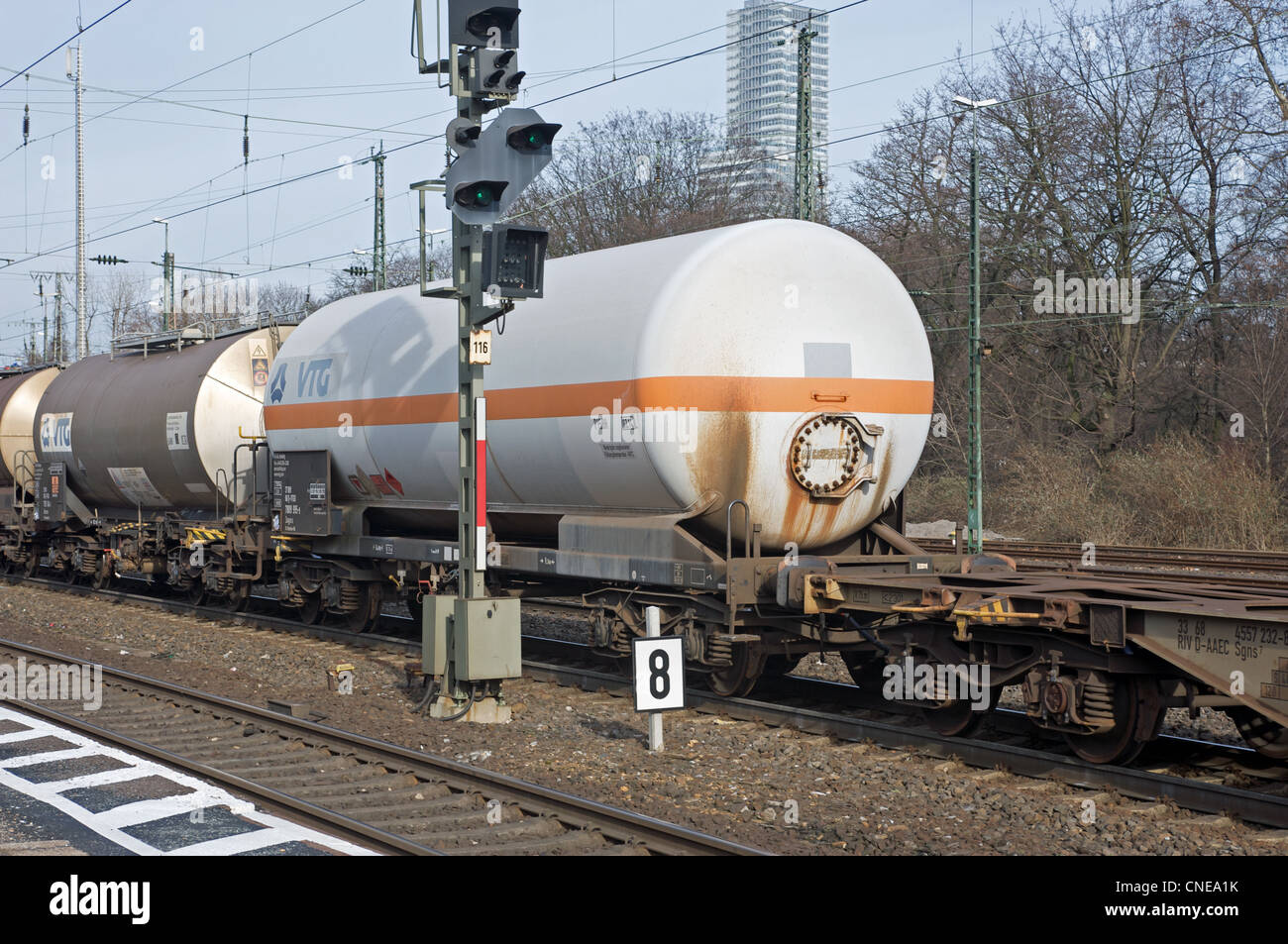 Freight train Germany Stock Photo - Alamy