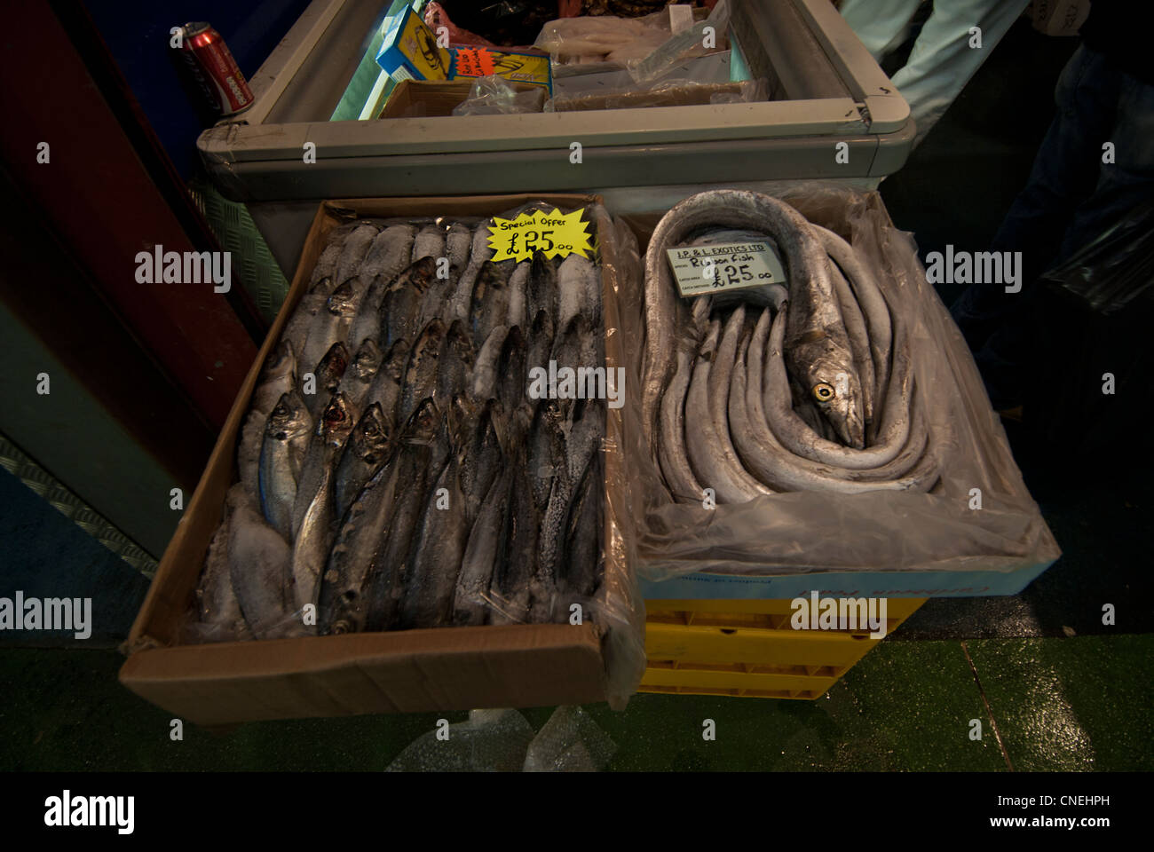 Fish at Billingsgate Market Stock Photo - Alamy