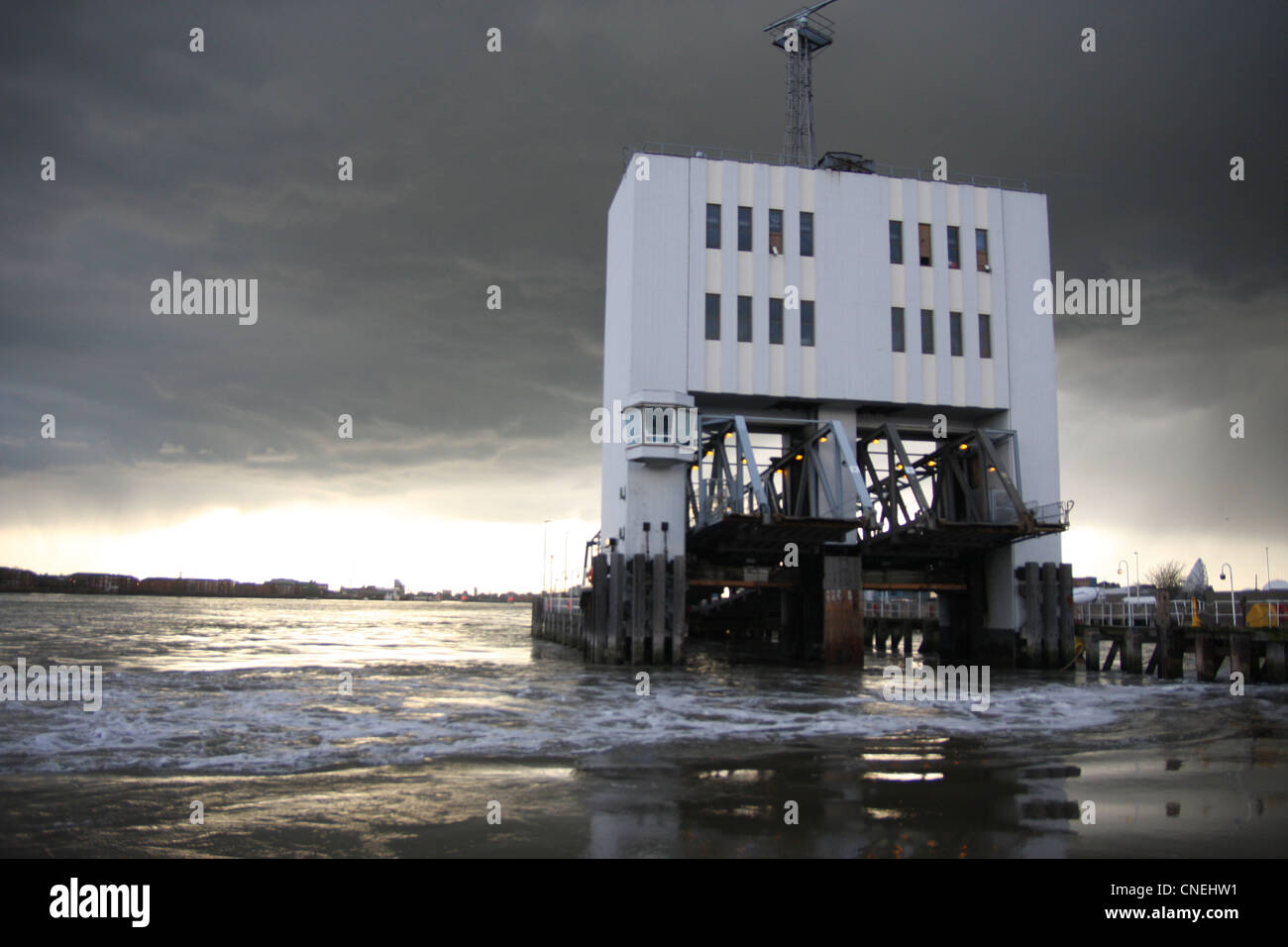 The Woolwich Free Ferry is a boat service across the River Thames ...
