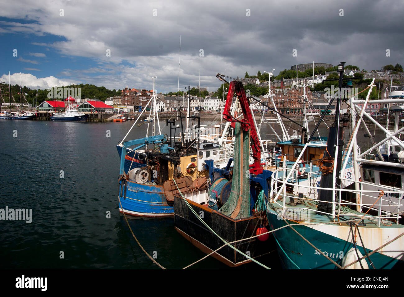Oban , Scotland - fishing quay Stock Photo - Alamy